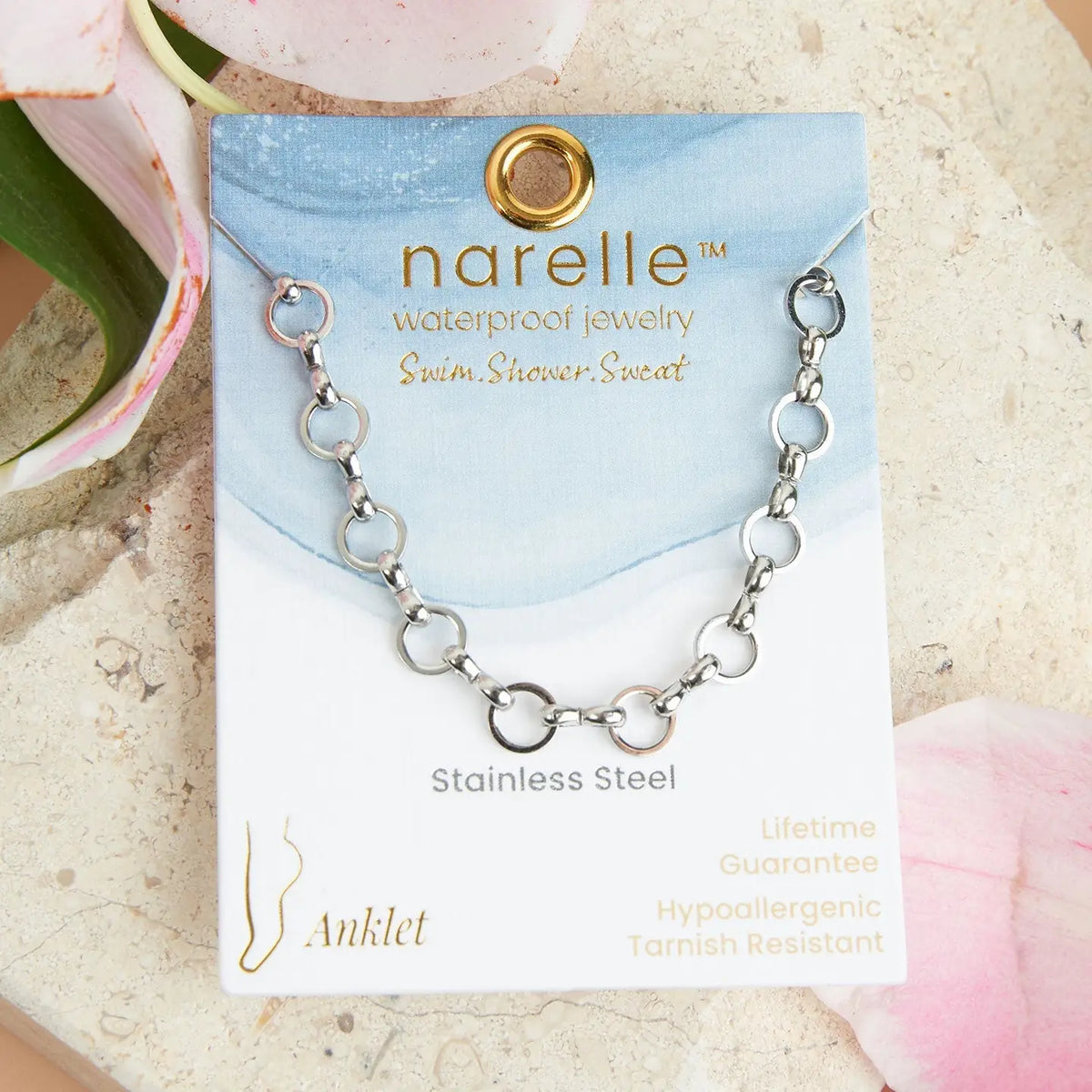 Linked Chain Anklet – The Ivy Cottage