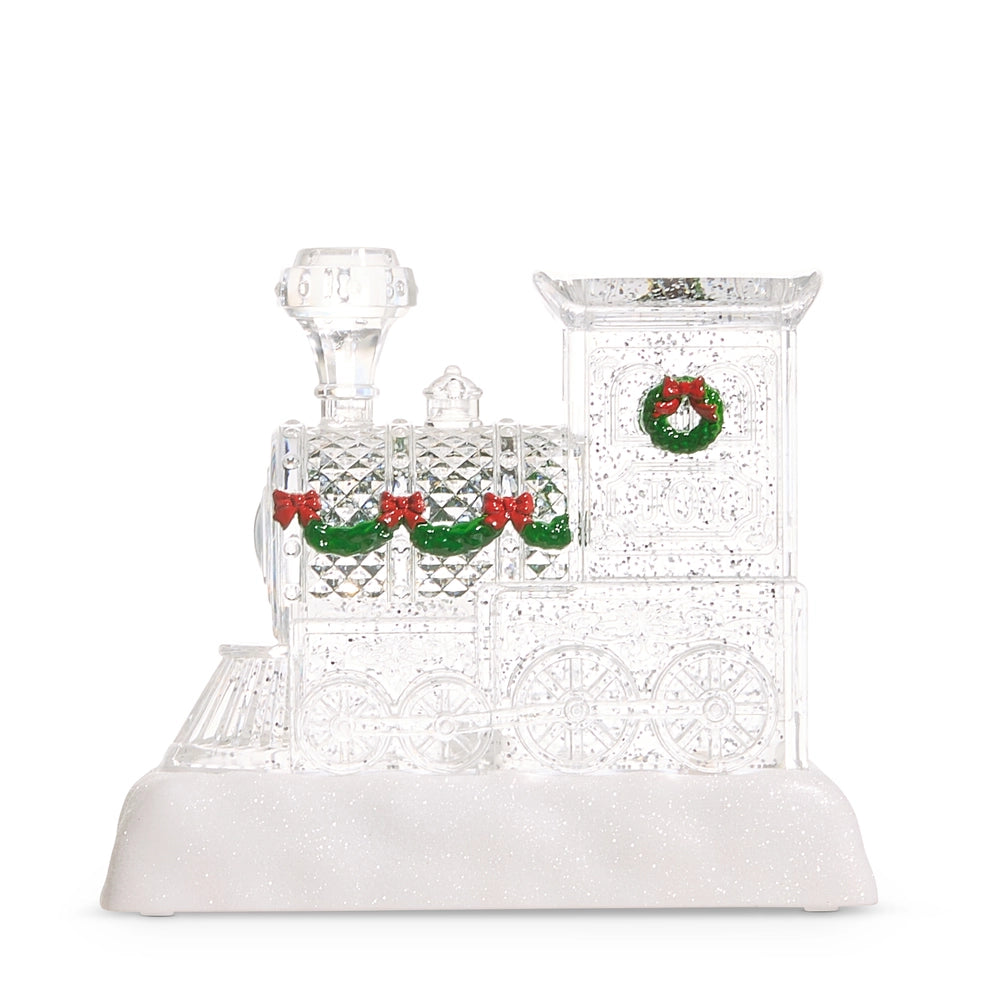 7" Lighted Swirl Glitter Train Snow Globe (50) – The Ivy Cottage
