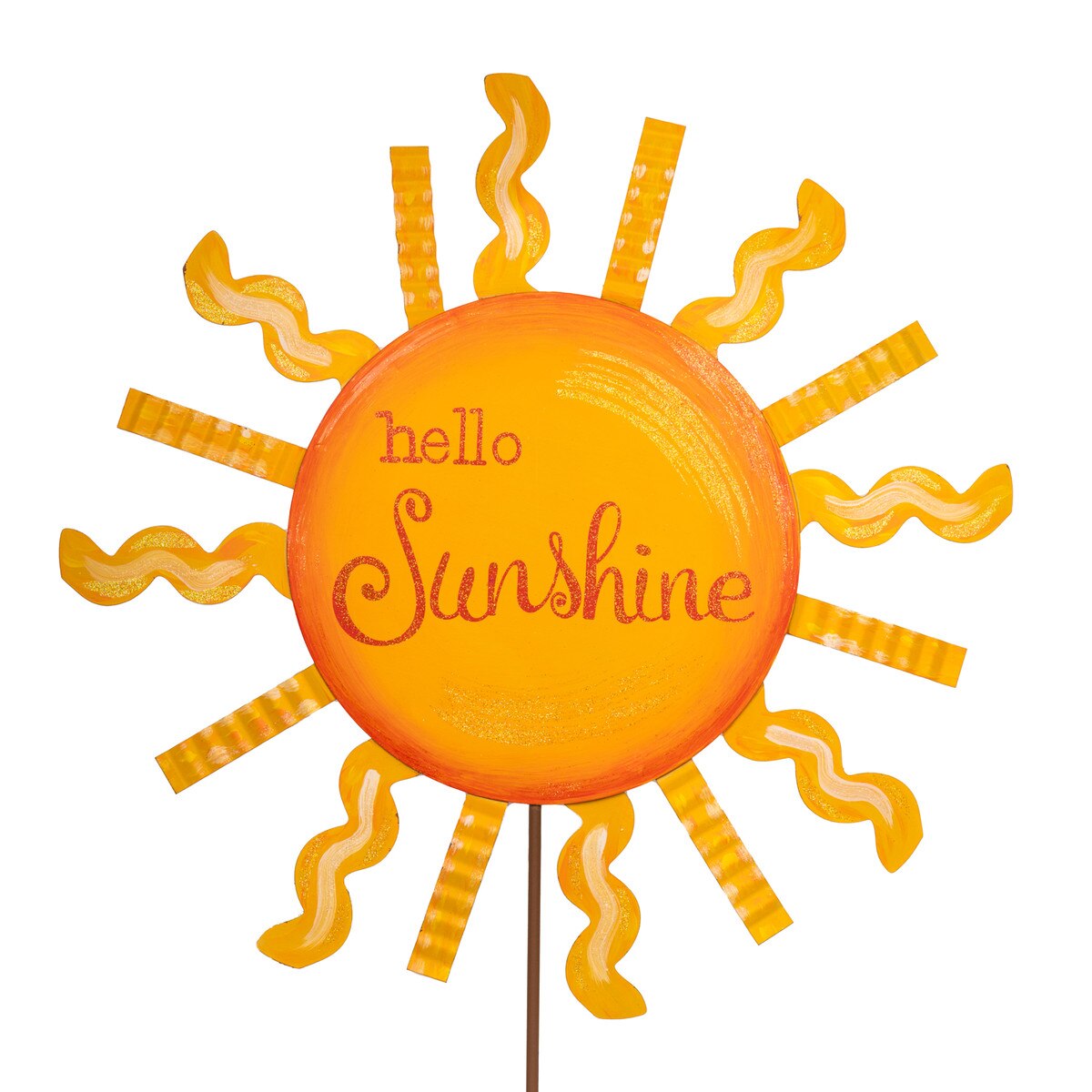 "Hello Sunshine" Sun Stake – The Ivy Cottage