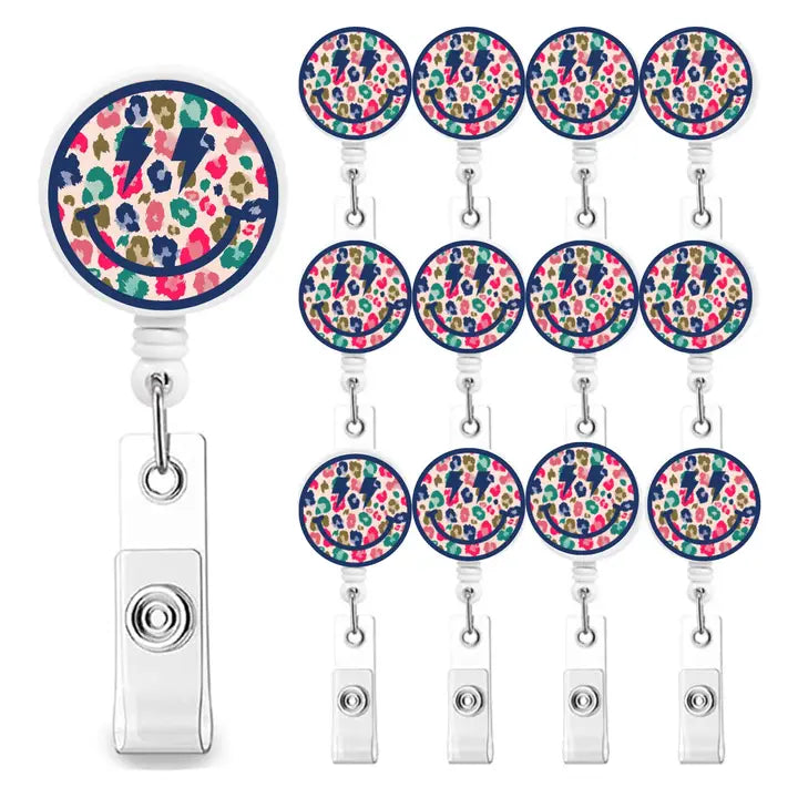 Smiley Face Badge Holder – The Ivy Cottage