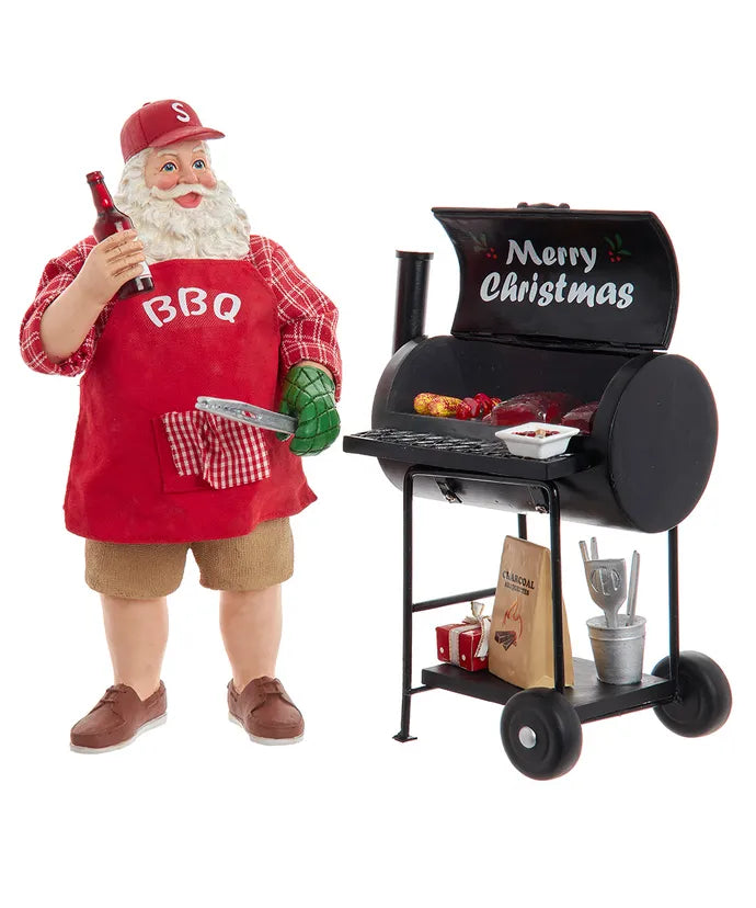Santa with Barbecue Grill – The Ivy Cottage