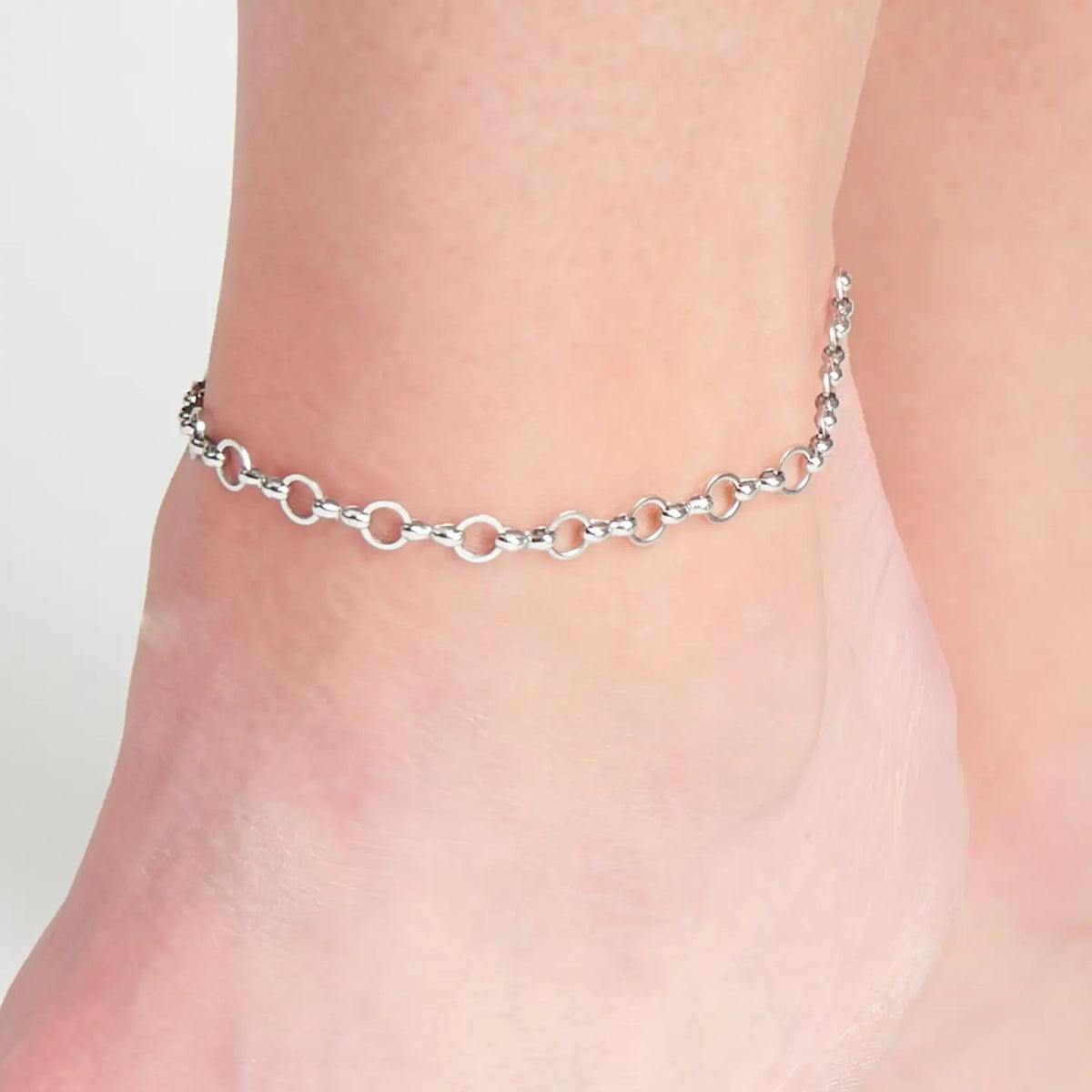 Linked Chain Anklet – The Ivy Cottage