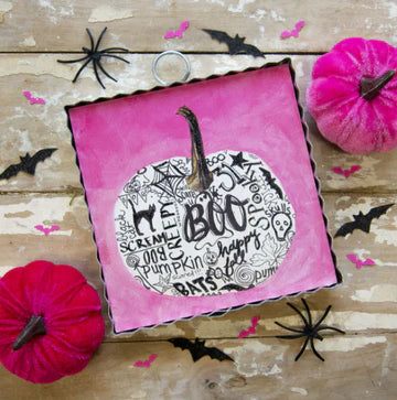 Mini Gallery Pink Boo Pumpkin – The Ivy Cottage